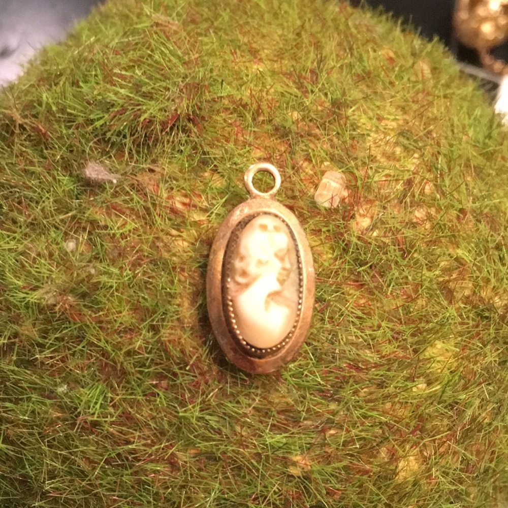 Antique Petite Hand Carved Cameo - Gem